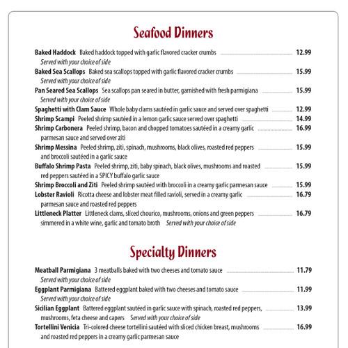 Ma Raffa's Somerset menu in Somerset, Massachusetts, USA