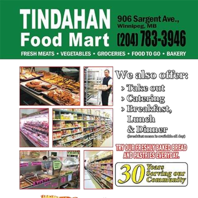 Menu for Tindahan Food Mart in Winnipeg, MB | Sirved