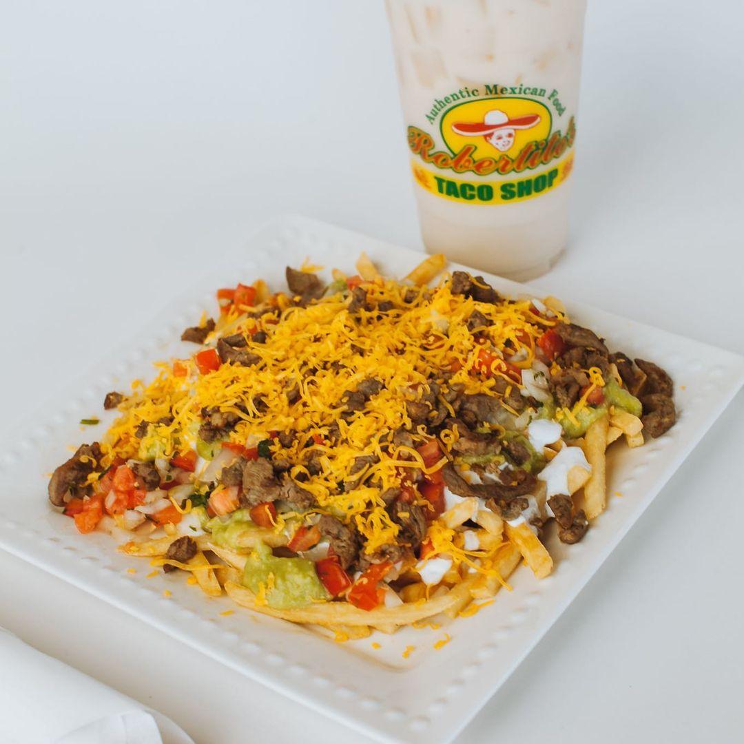 Robertito's Taco Shop menu in Fresno, California, USA