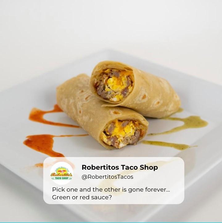 Robertito's Taco Shop menu in Fresno, California, USA