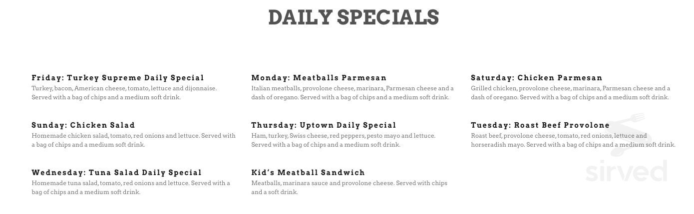 Deli Zone Valmont menu in Boulder, Colorado, USA