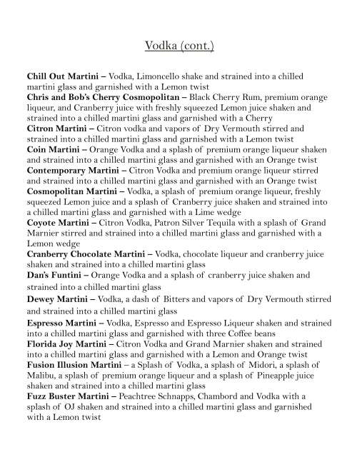 9 Maple Ave menu in Saratoga Springs, New York, USA