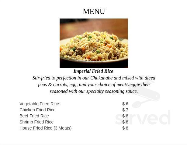 Lucky Samurai menus in Gastonia, North Carolina, United States