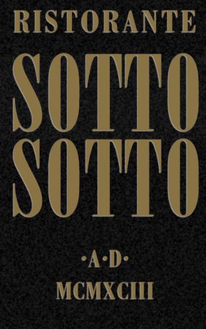 Menu for Ristorante Sotto Sotto in Toronto, ON | Sirved