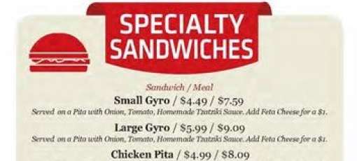 Menu for Big Deal Burgers & Custard in West Allis, WI | Sirved