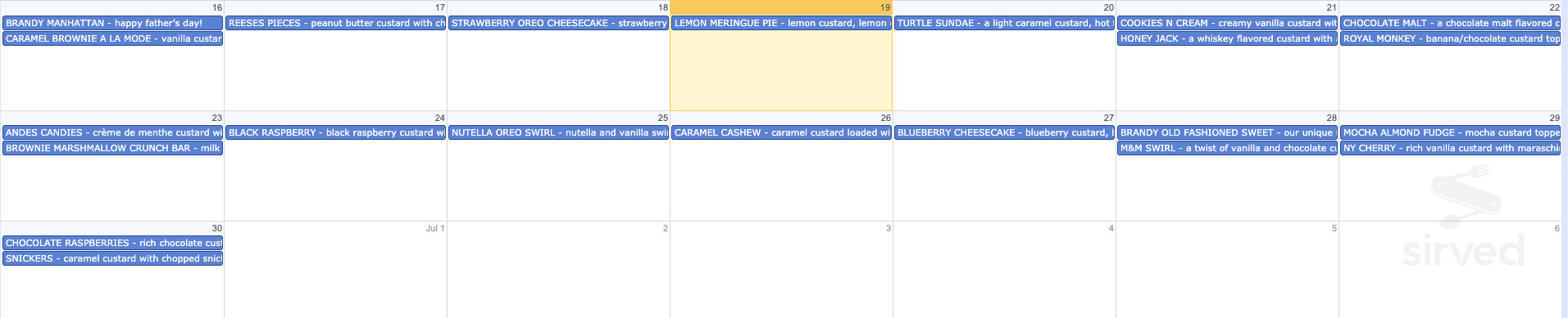 Big Deal Burgers & Custard menus in West Allis, Wisconsin, United States