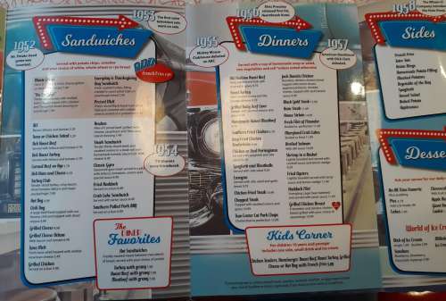Pine Grove Diner menu in Pine Grove, Pennsylvania, USA
