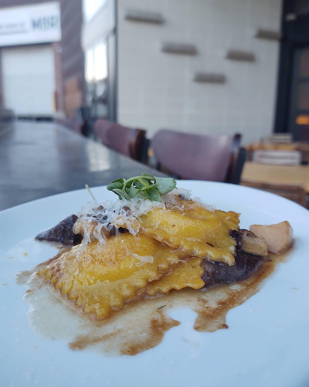 Via Farina menu in Omaha, Nebraska, USA