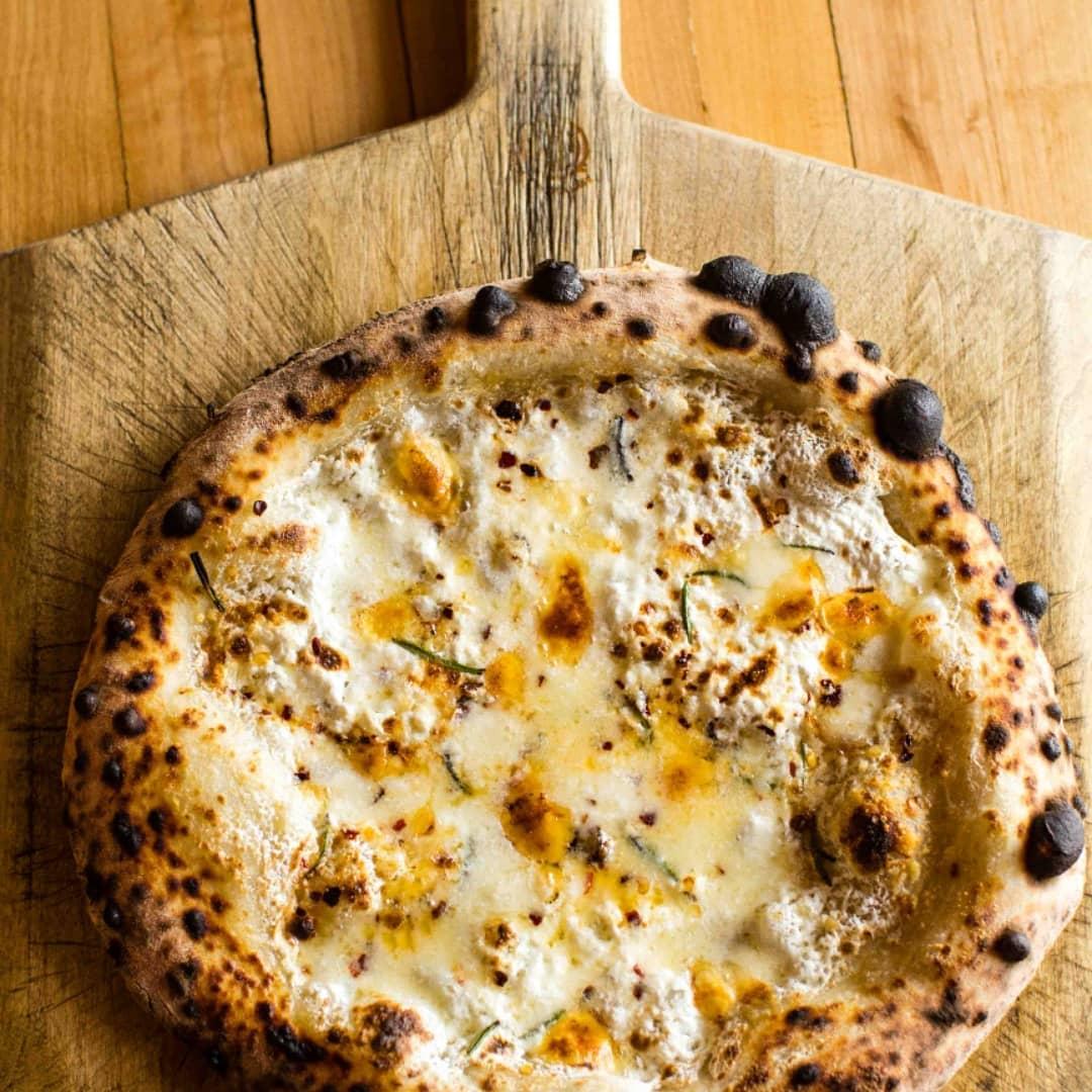 Via Farina menu in Omaha, Nebraska, USA