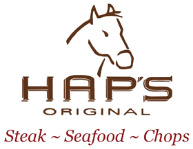 Menu for Hap's Original Steaks & Seafood in Pleasanton, CA | Sirved