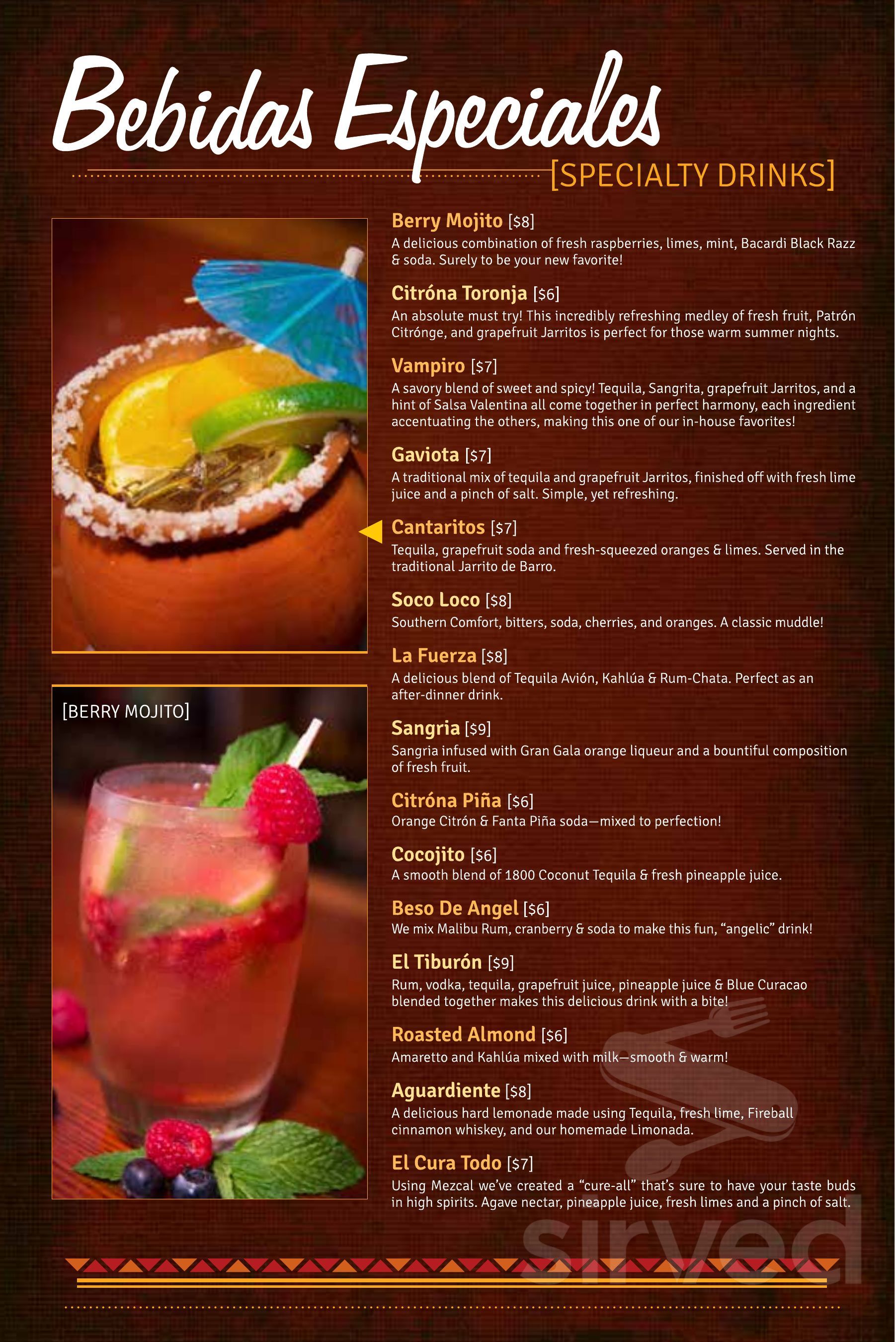 Mariachi De Oro menus in Medina, New York, United States