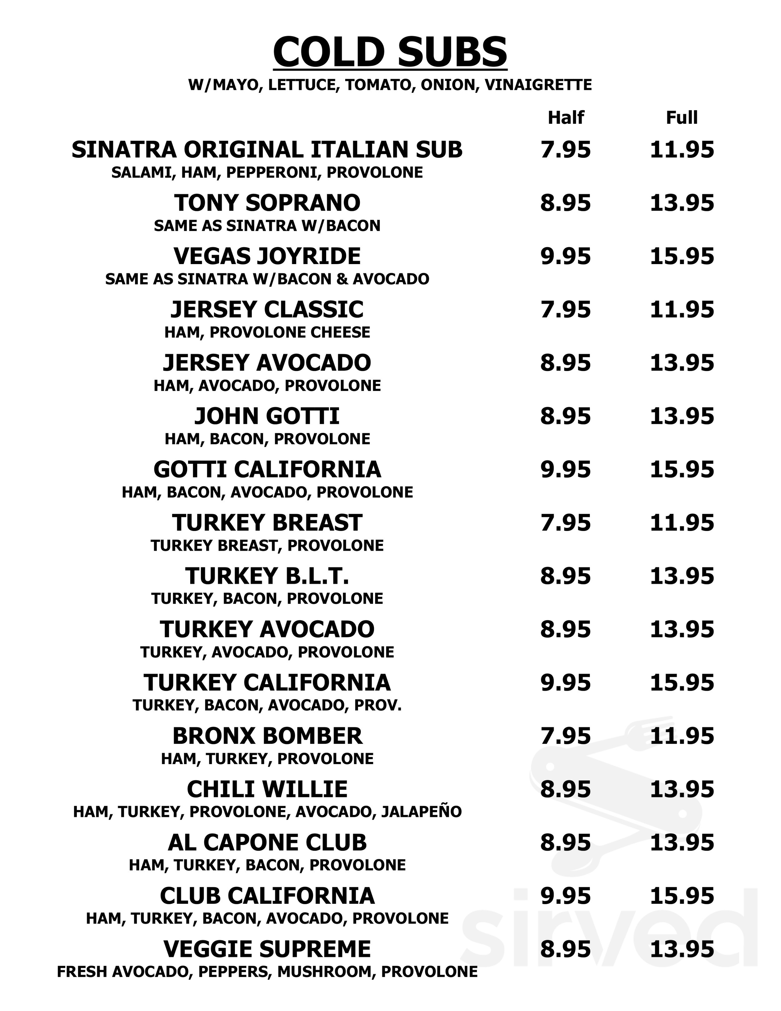 WILLIES FAMOUS™ Burger & Fries menu in Dalton, Georgia, USA