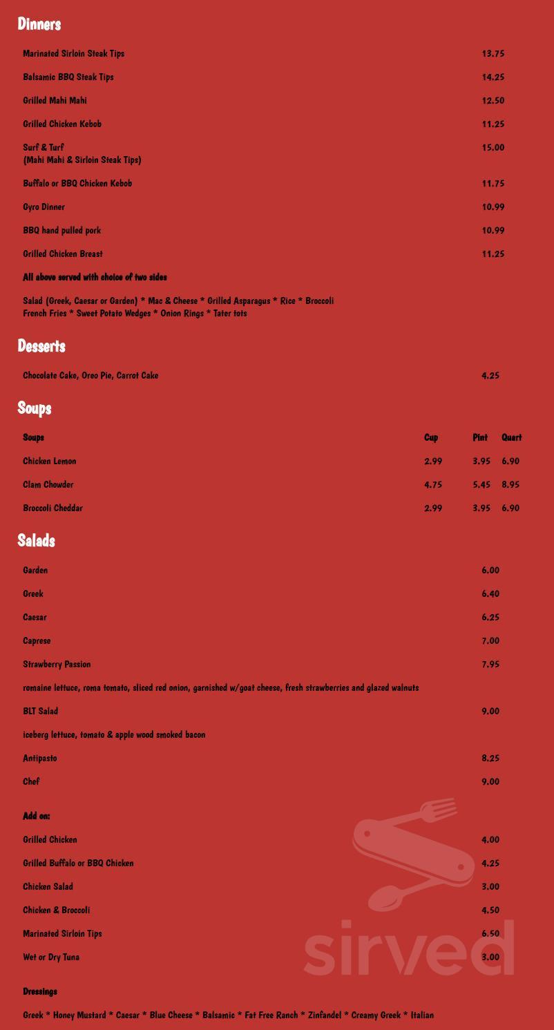 Little Sami's menu in Brockton, Massachusetts, USA