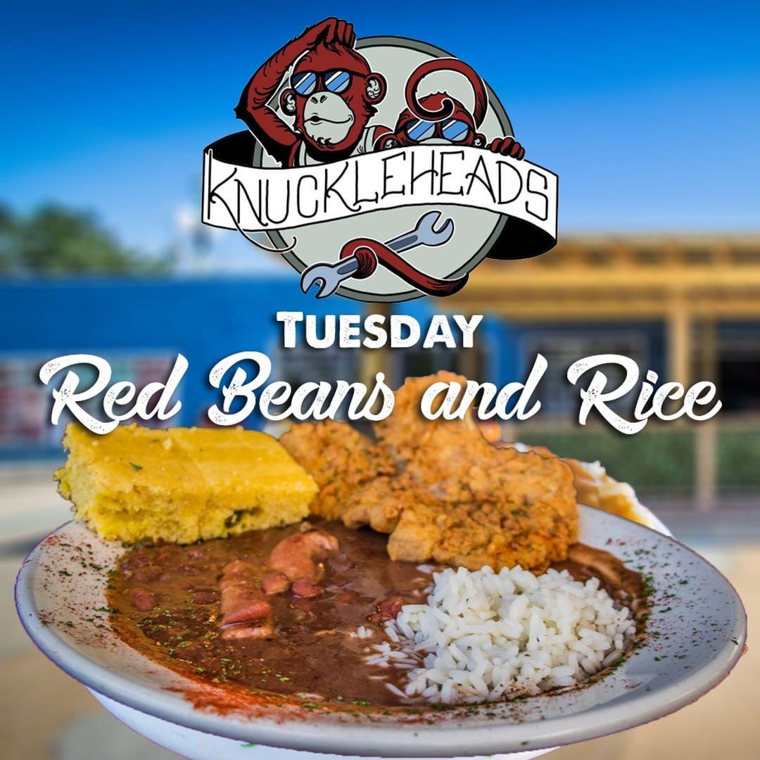 Knuckleheads menu in Ocean Springs, Mississippi, USA