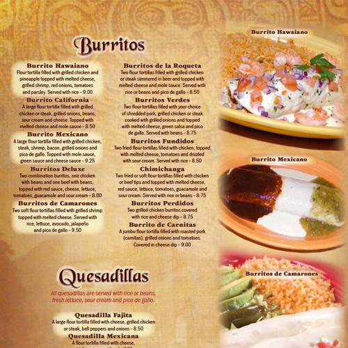 El Parral Mexican Restaurant menu in Martinsville, Virginia, USA
