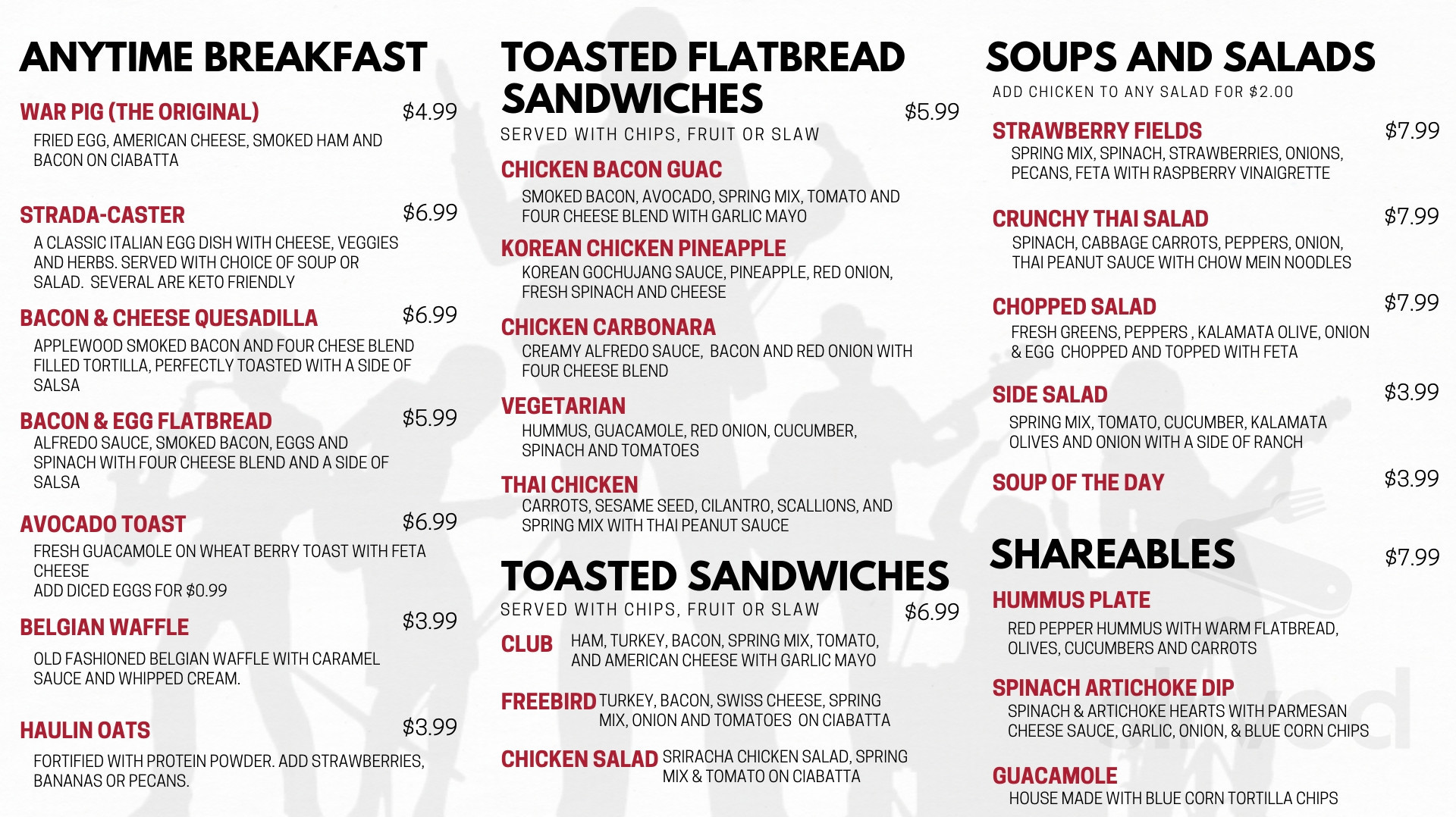 Menu For Classic Rock Coffee Co In Springfield MO Sirved Menu For Classic Rock Coffee Co In Springfield MO Sirved