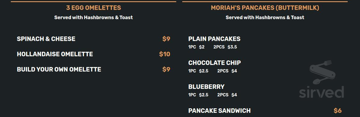 Fathom Restaurant menu in Afton, Wyoming, USA