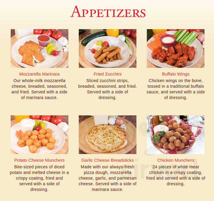 Ameci Pizza & Pasta Restaurants menus in Woodland Hills, California ...