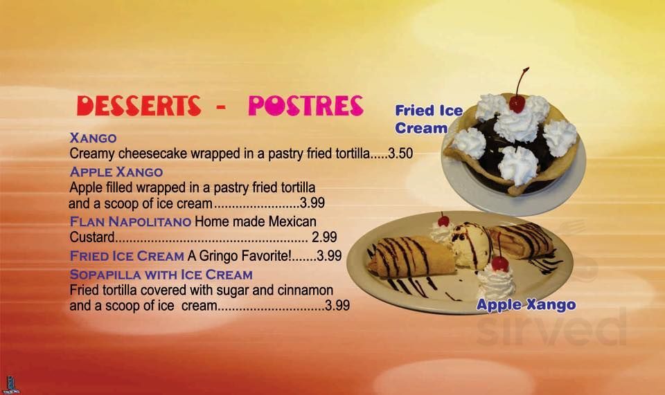 Menu for Mucho Buenos in Brunswick, OH | Sirved