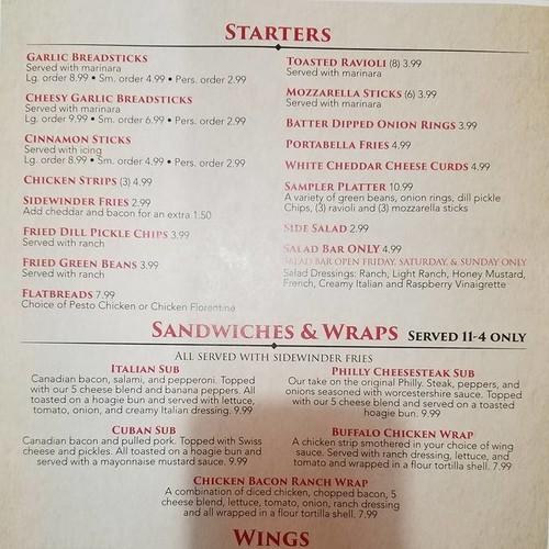 Muddy MO Pizzaria menu in Glasgow, Missouri, USA
