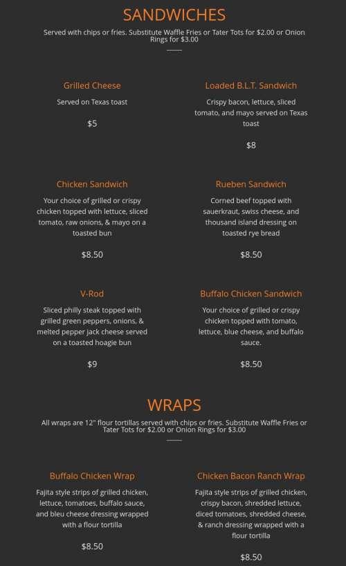 Knucklehead's Bar and Grill menu in Mayer, Minnesota, USA