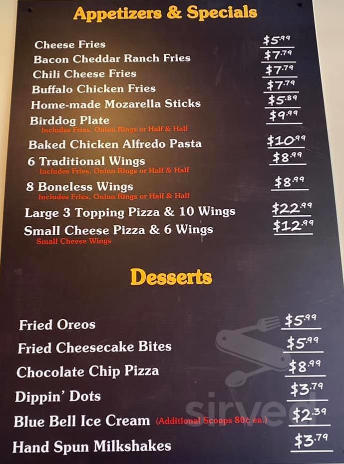 Migs Pizza Castle of Laurens menus in Laurens, South Carolina, United ...