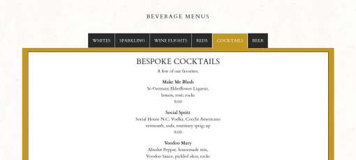 Menu for Lucky 32 Southern Kitchen in Greensboro, NC | Sirved