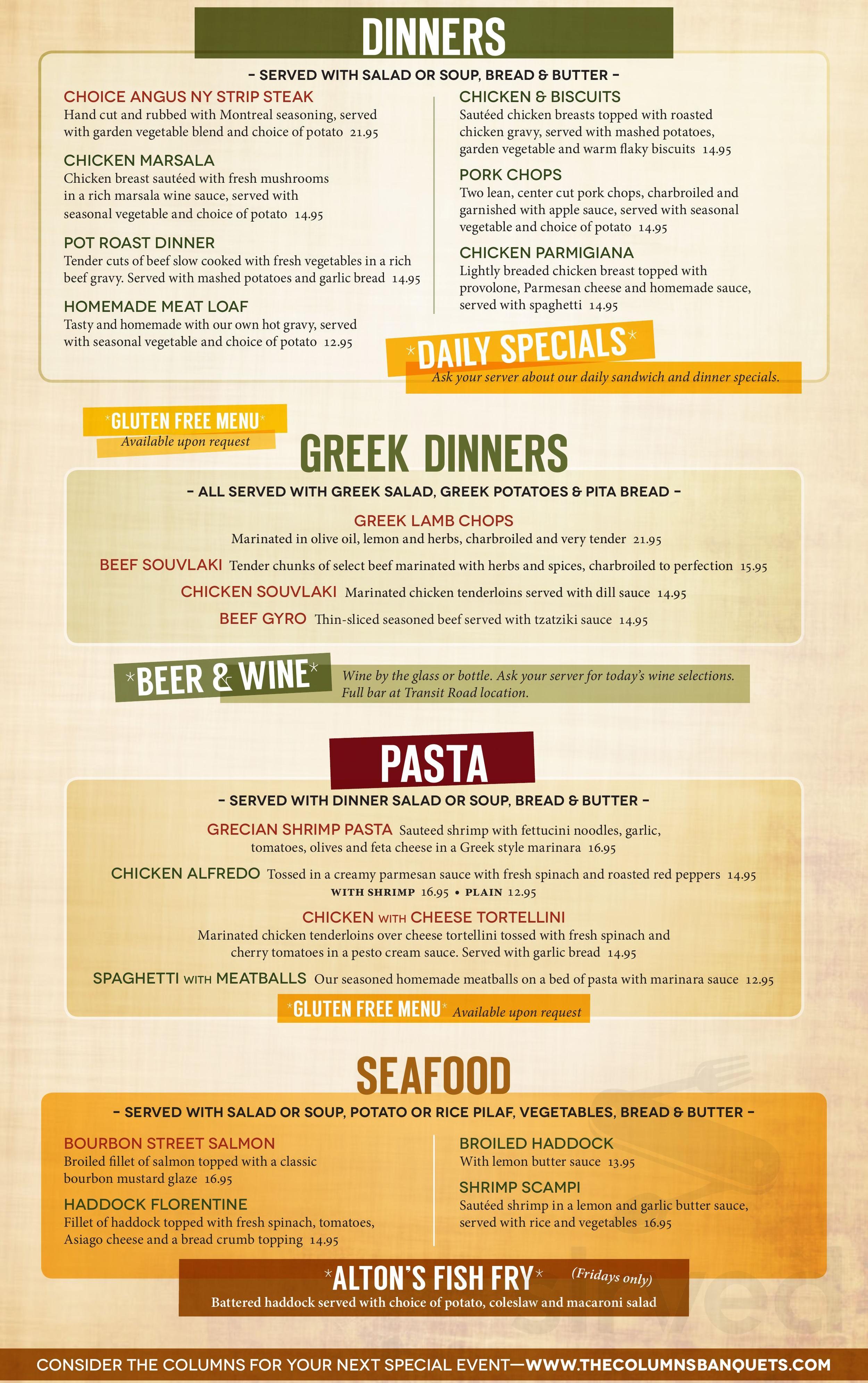 Alton's Restaurant - Cheektowaga menu in Buffalo, New York, USA