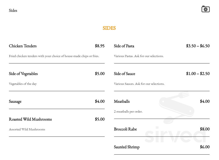 Fellini Cafe of Media menu in Media, Pennsylvania, USA