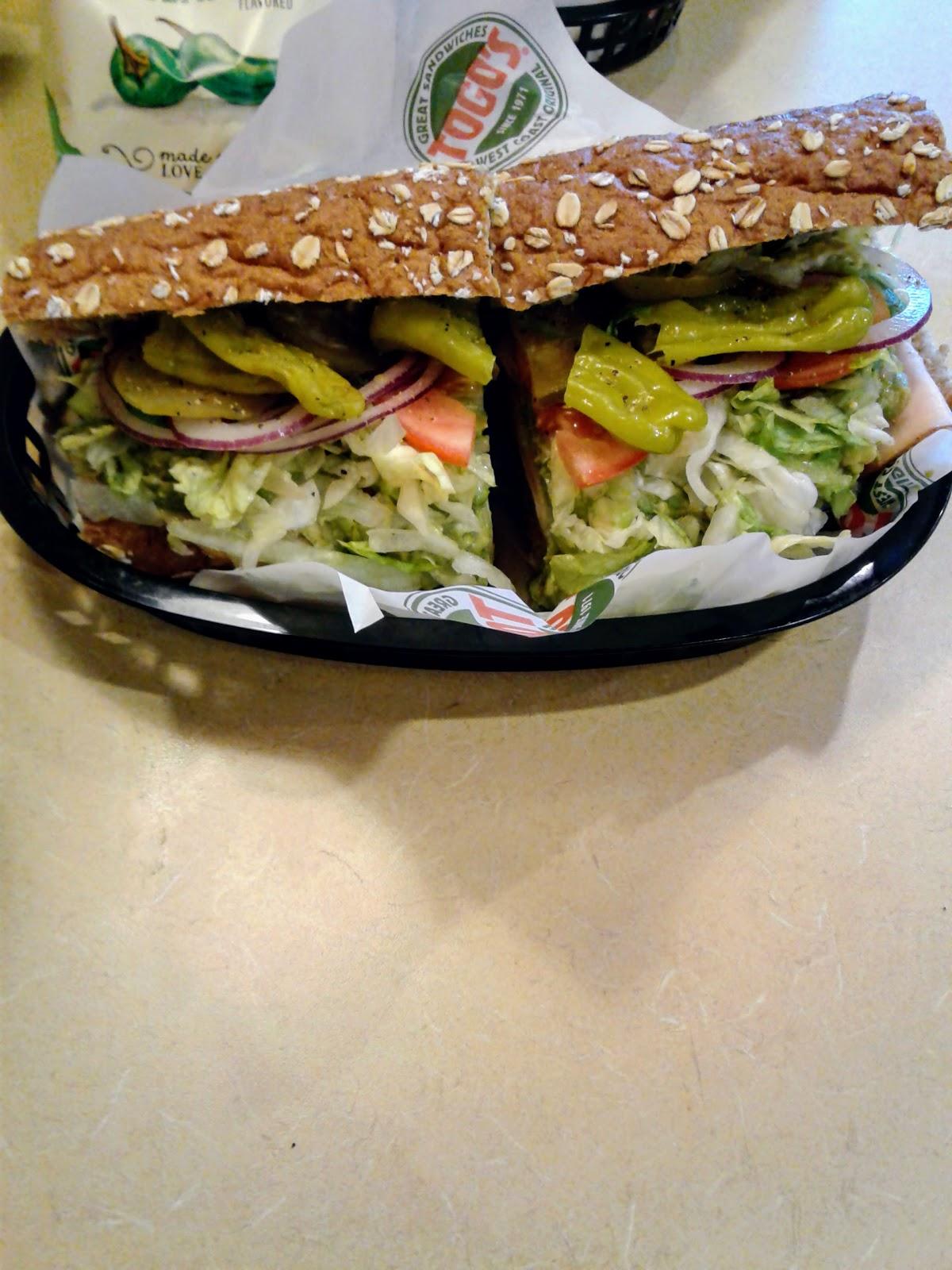 TOGO'S Sandwiches menu in Lake Forest, California, USA