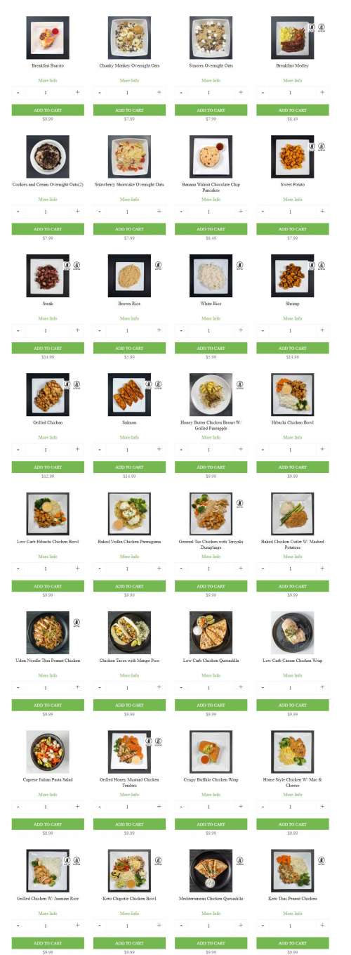 Redefine Meals menu in Lake Grove, New York, USA