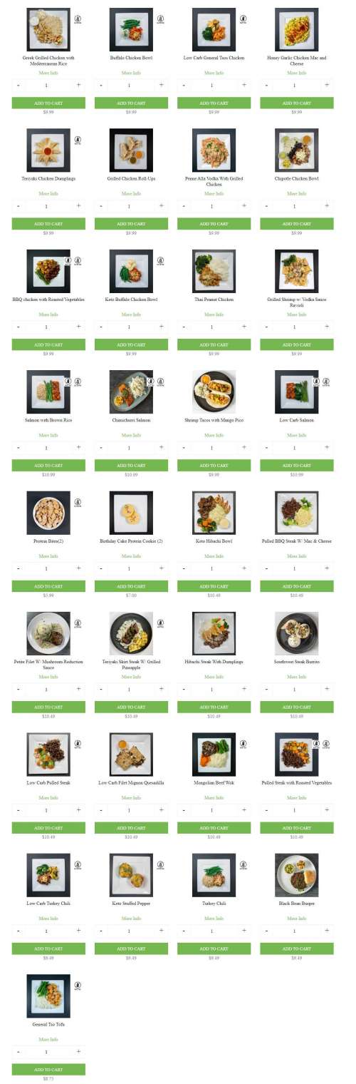 Redefine Meals menu in Lake Grove, New York, USA