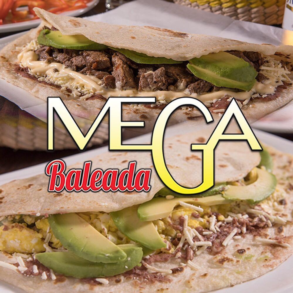 Mega Baleada menus in Charlotte, North Carolina, United States