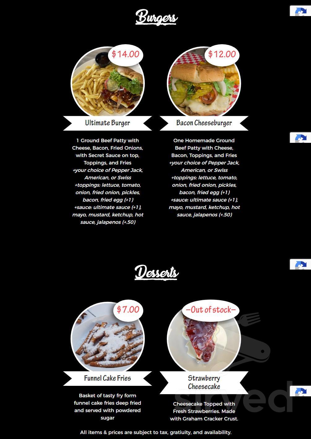 Menu - Houston TX's The Ultimate Kitchen | Sirved