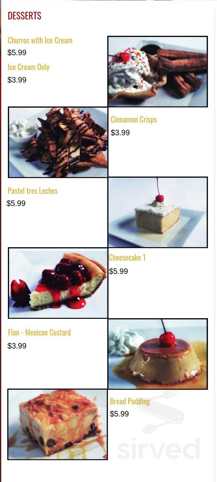 Tito's Mexican Grill - Fairlawn menu in Fairlawn, Ohio, USA