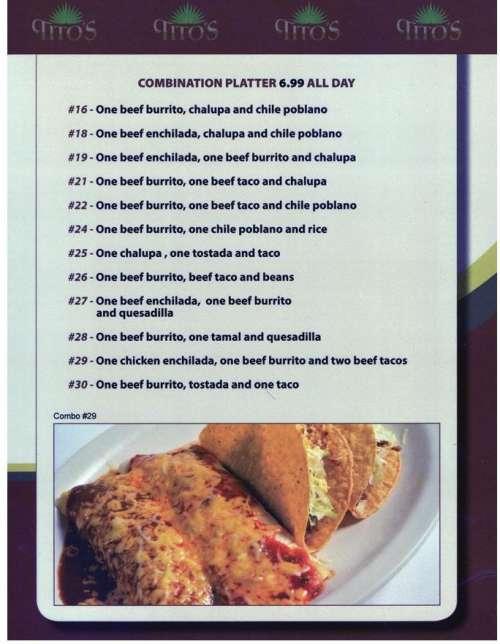 Tito's Mexican Grill - Fairlawn menu in Fairlawn, Ohio, USA