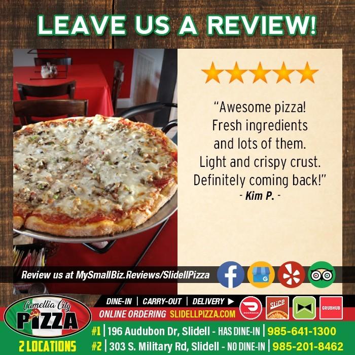 Camellia City Pizza menus in Slidell, Louisiana, United States