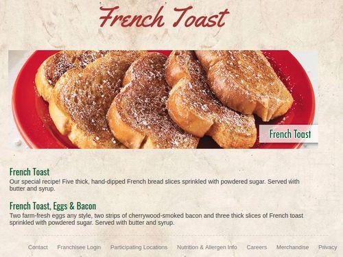 Country Kitchen menu in Greenfield, Illinois, USA