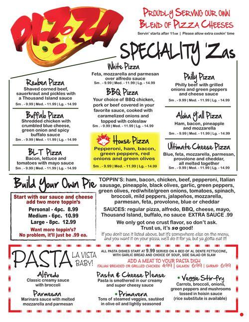 Foxfire Fixin's menu in Marine City, Michigan, USA