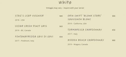 Menu for Starbelly Open Kitchen & Lounge in Calgary, AB | Sirved