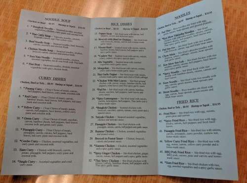 Master Donut menu in Springfield, Oregon, USA