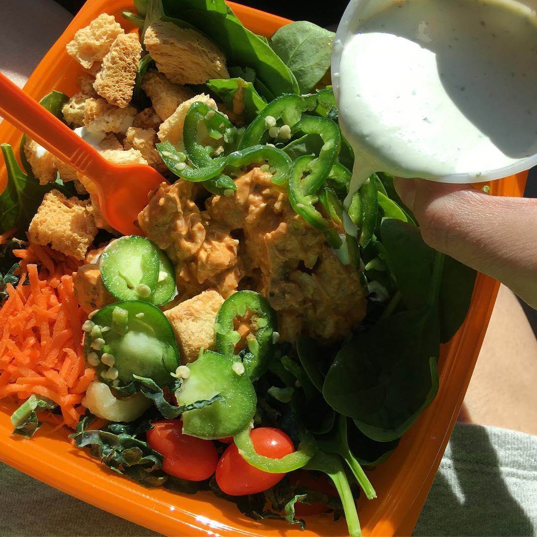 Salad and Go menu in Phoenix, Arizona, USA