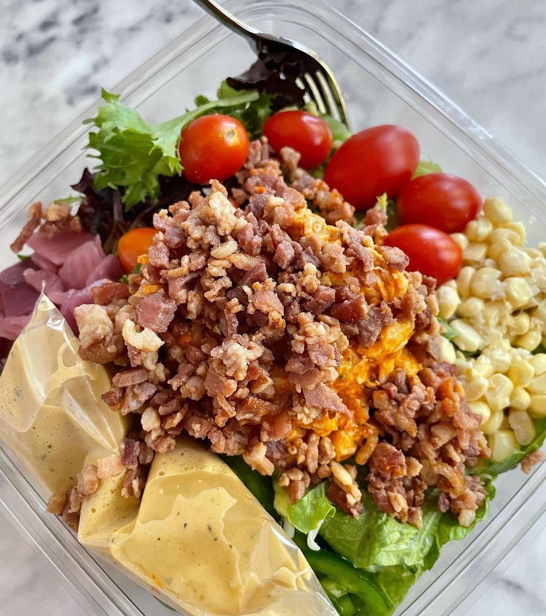 Salad and Go menu in Phoenix, Arizona, USA