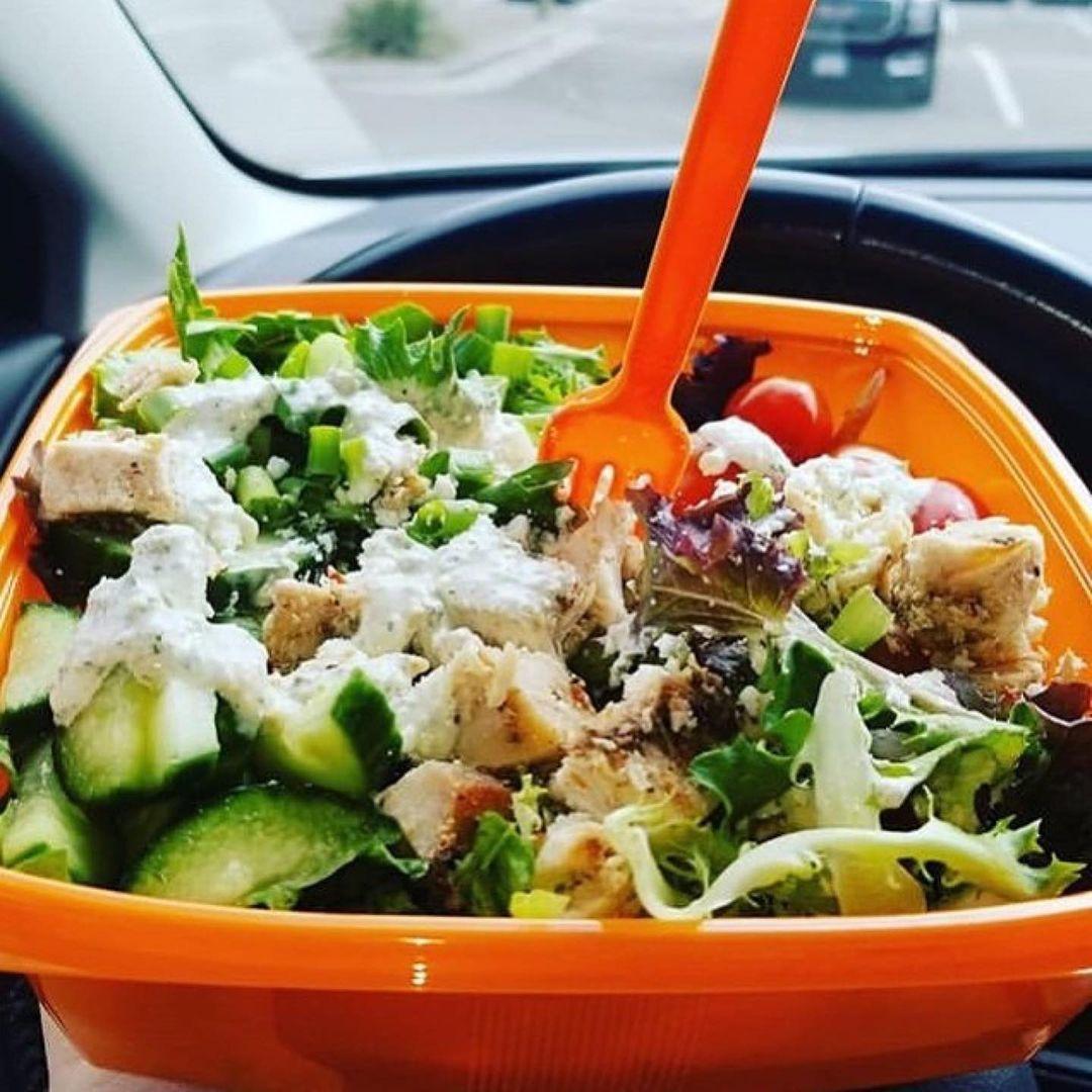 Salad and Go menu in Phoenix, Arizona, USA