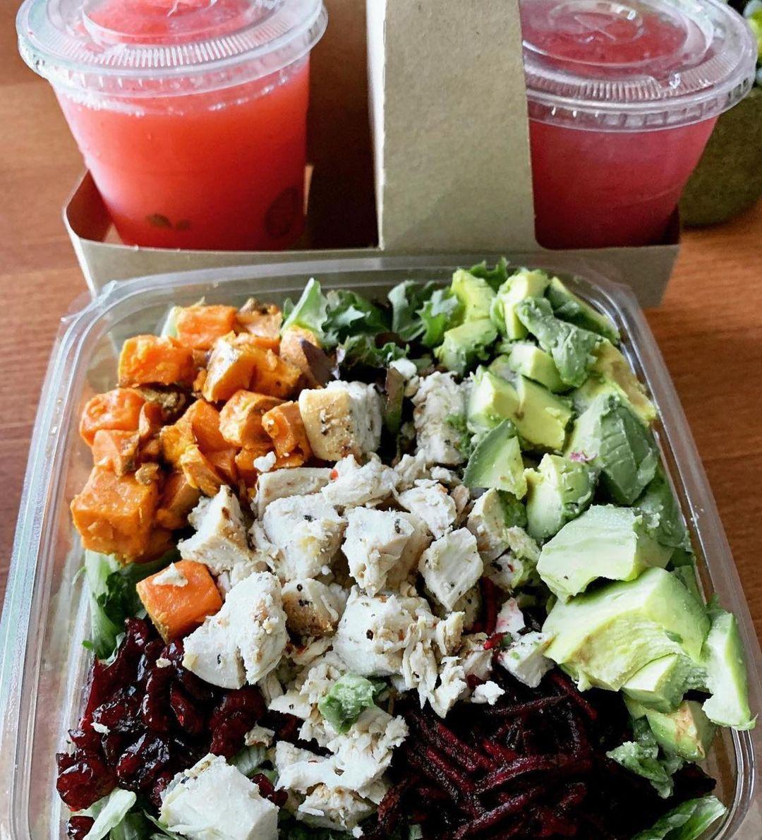 Salad and Go menu in Sachse, Texas, USA