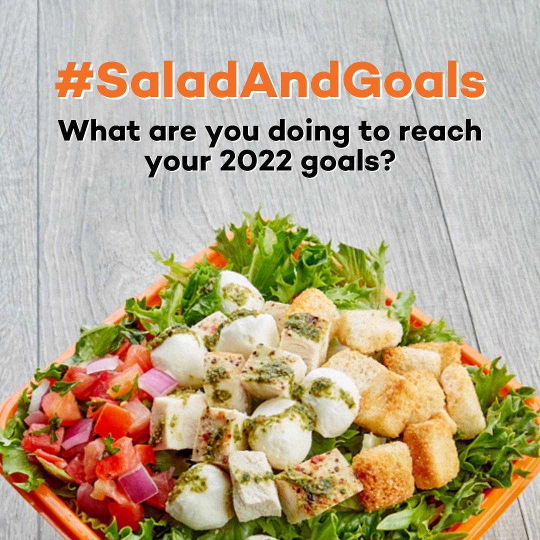 Salad and Go menu in Tucson, Arizona, USA