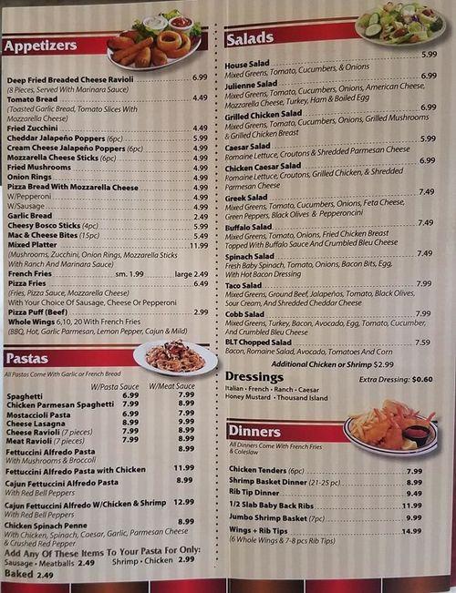 Niko's Pizzeria menu in Joliet, Illinois, USA