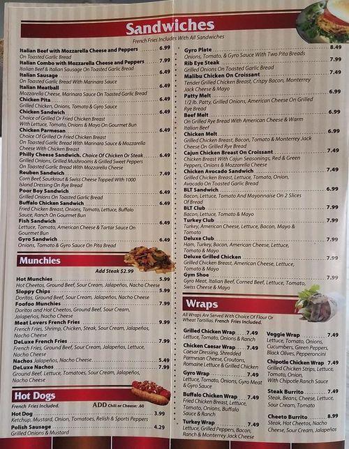 Niko's Pizzeria menu in Joliet, Illinois, USA