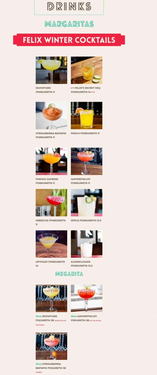 My Neighbor Felix Centennial menu in Centennial, Colorado, USA