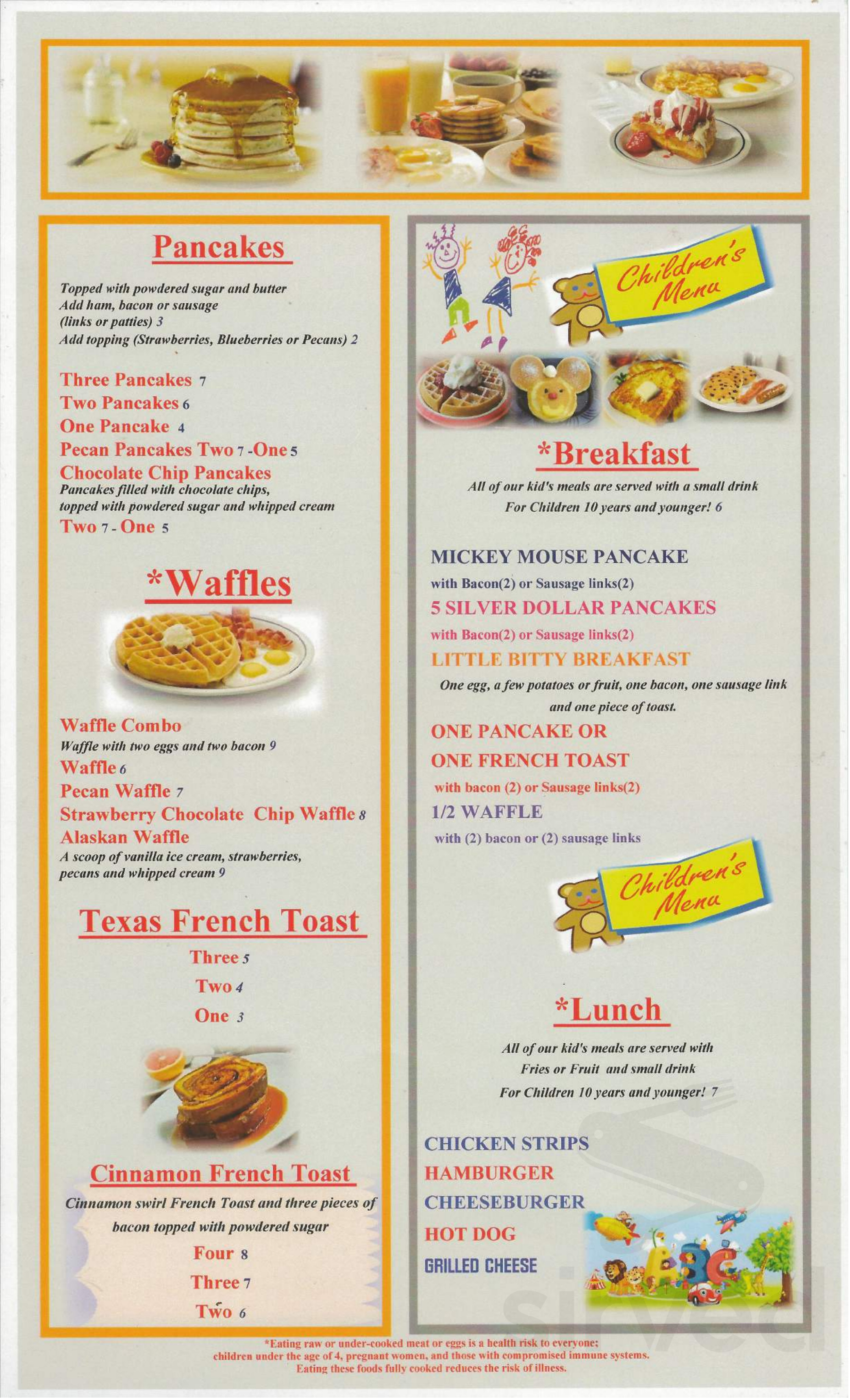 Lucy's Family Restaurant menus in Lodi, Wisconsin, United States